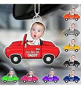 Amazon.com: Personalized Drive Safe Daddy Car Hanger Fathers Day Car ...