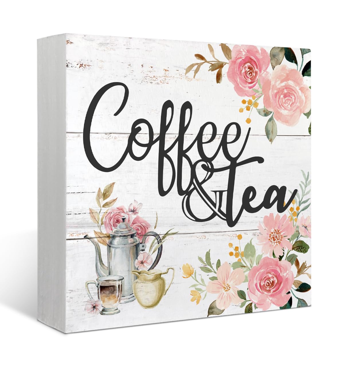 Amazon.com: Mtrgdn Pink Coffee Bar Accessories,Coffee Bar Sign and ...