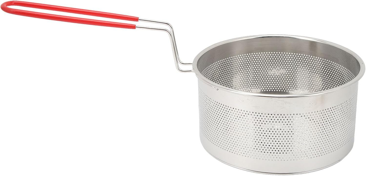 Amazon.com: Deep Fryer Basket, Round 304 Stainless Steel Fry Baskets ...