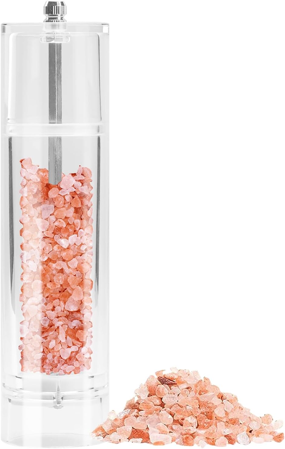 Amazon.com: Acrylic Pepper Pepper Mill,Adjustable Coarseness Manual ...