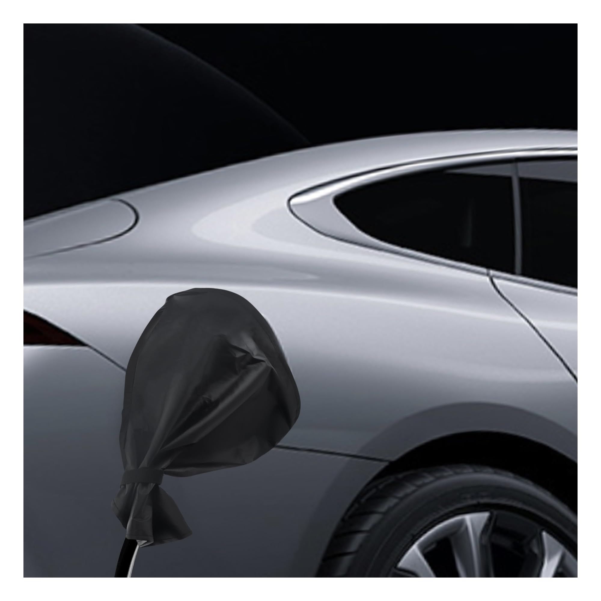 Amazon.com: Car Magnetic Adhesion Charging Port Cover,Portable EV ...