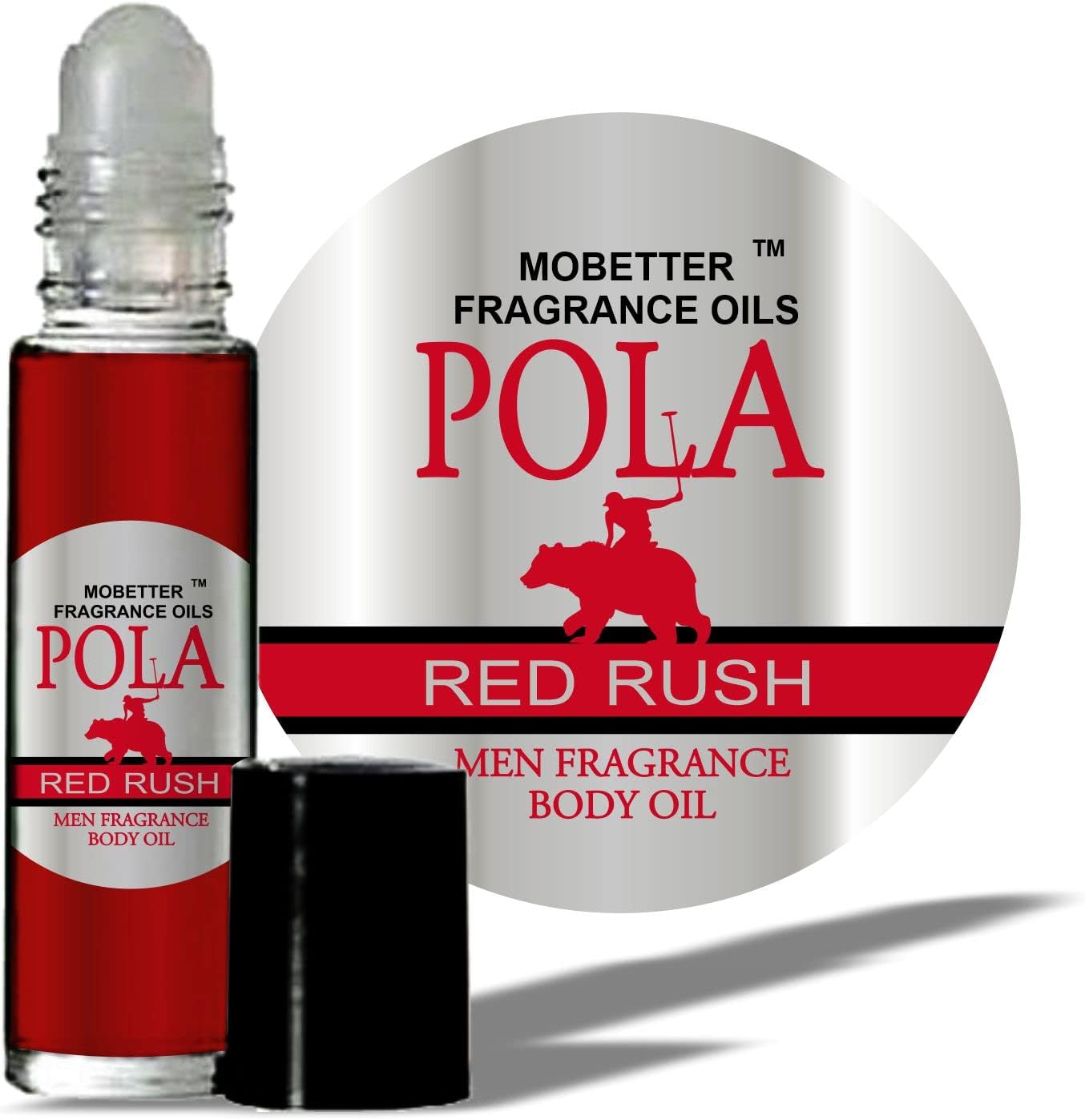 Amazon.com : Pola Red Cologne Fragrance Body Oil for Men by Mobetter ...