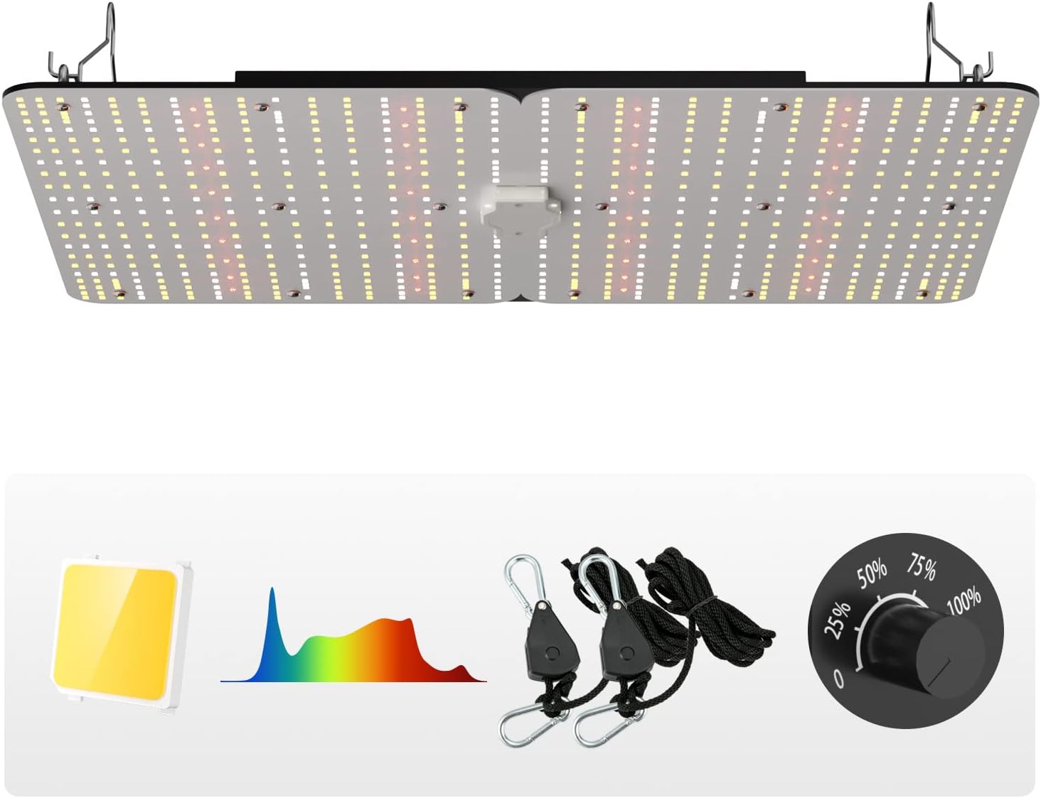 Amazon.com: VEVOR LED Grow Light, 300W Full Spectrum Dimmable, High ...