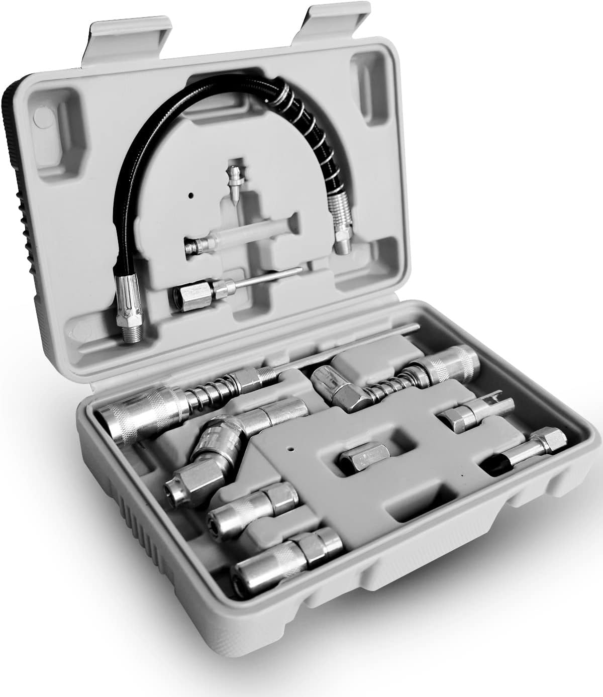 Amazon.com: Grease Gun Accessory Set 12 Piece, Grease Coupler Kit and ...