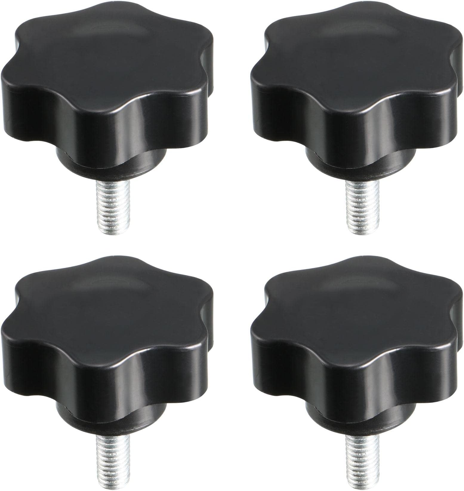 Amazon.com: uxcell Clamping Screw Knob, 48mm Dia Plum Hex Shaped Grips ...
