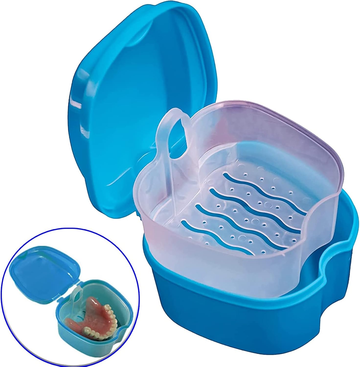 1Pcs Denture Box, False Teeth Storage Container, Orthodontic Dental ...