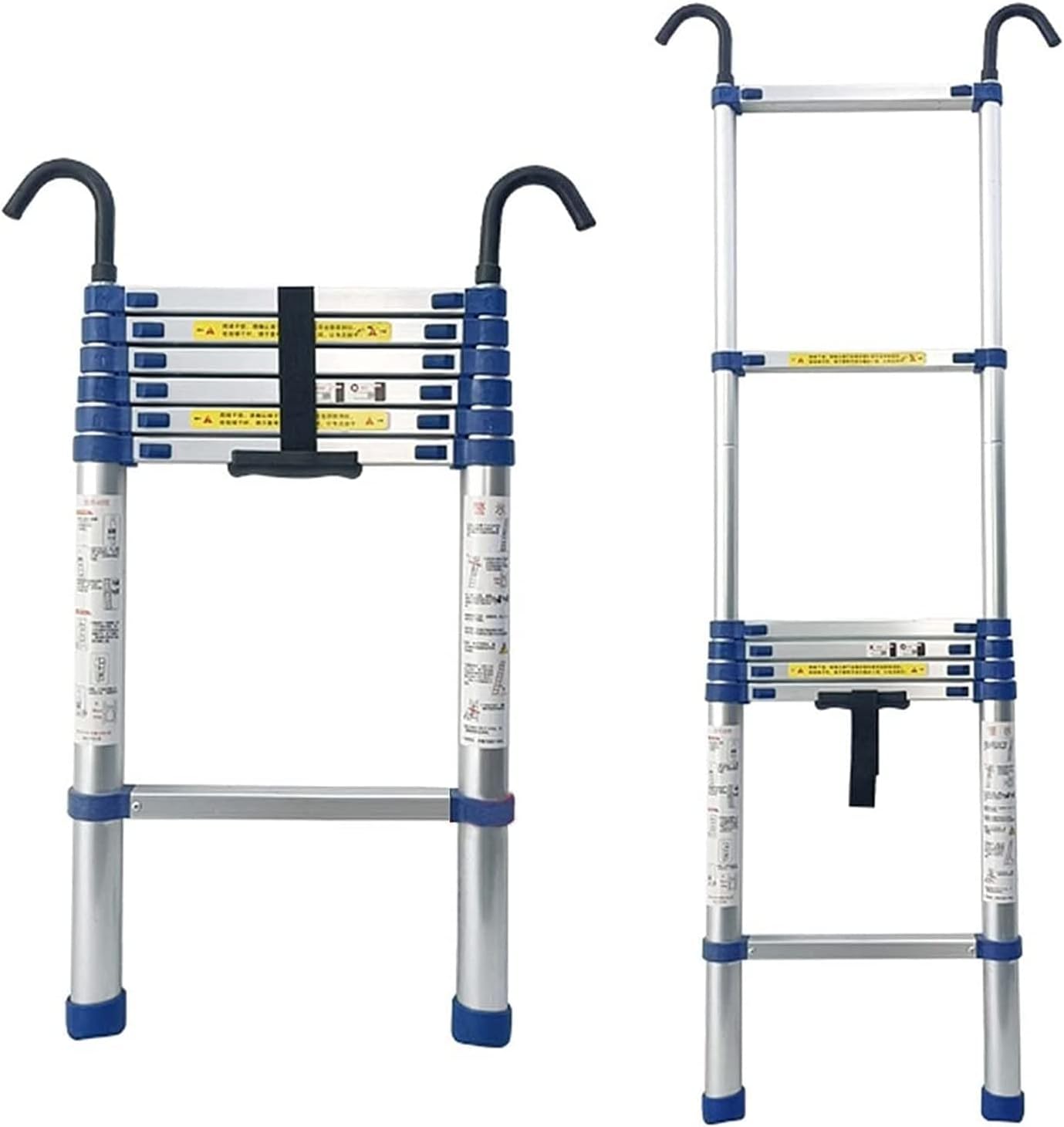 Amazon.com: OKUOKA Aluminum Extension Ladder for 8m/ 7m/ 6m/ 5m/ 4m/ 3m ...