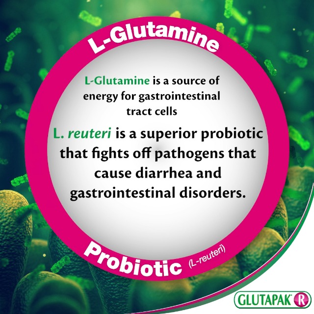 Watch Glutapak R& Probiotic Lactobacillus reuteri and Glutamine. on ...