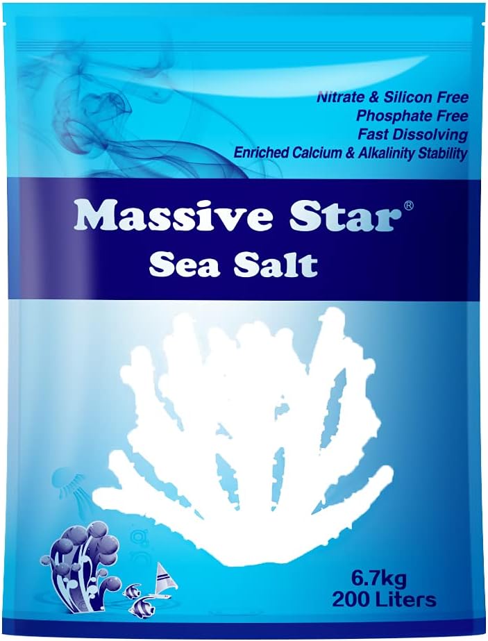 iQuatics Ocean Reef Pro Marine Saltwater Coral Premium Aquarium Salt ...