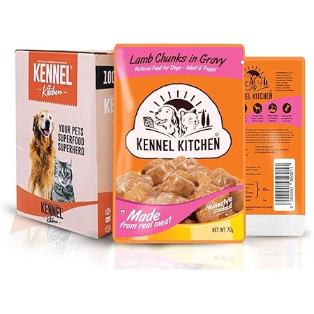 Kennel Kitchen Chicken Chunks in Gravy, 80g (Pack of 30) | Wet Dog Food ...