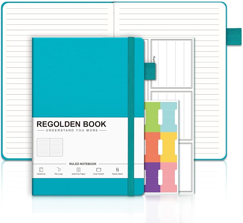 Amazon.com: Regolden Book: Classic Leather Noteook