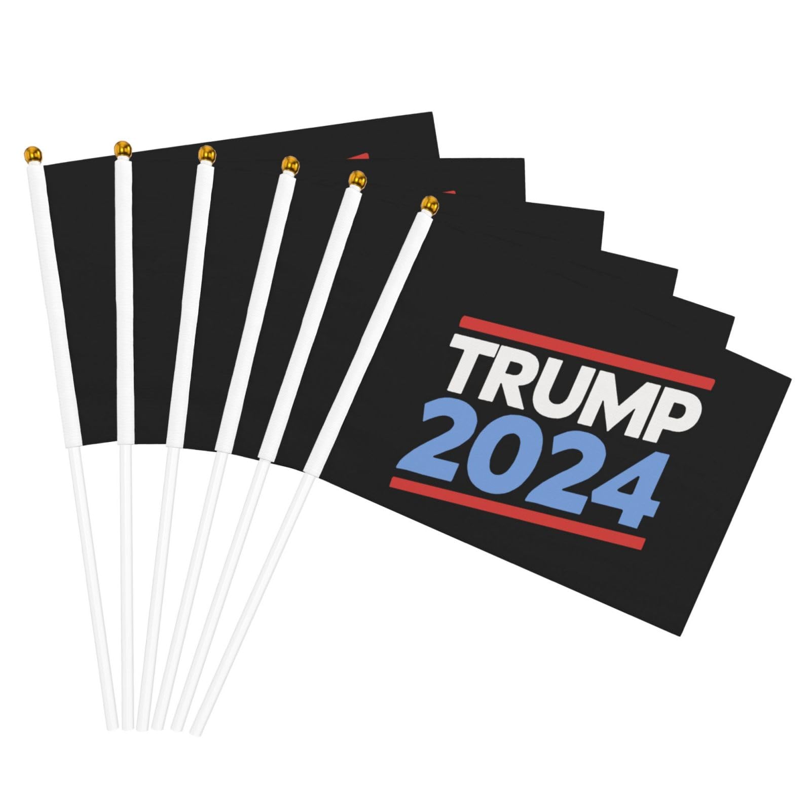 Amazon.com : Trump 2024 Flag Small Mini Hand Held Flags 5.5x8.2 Inch ...