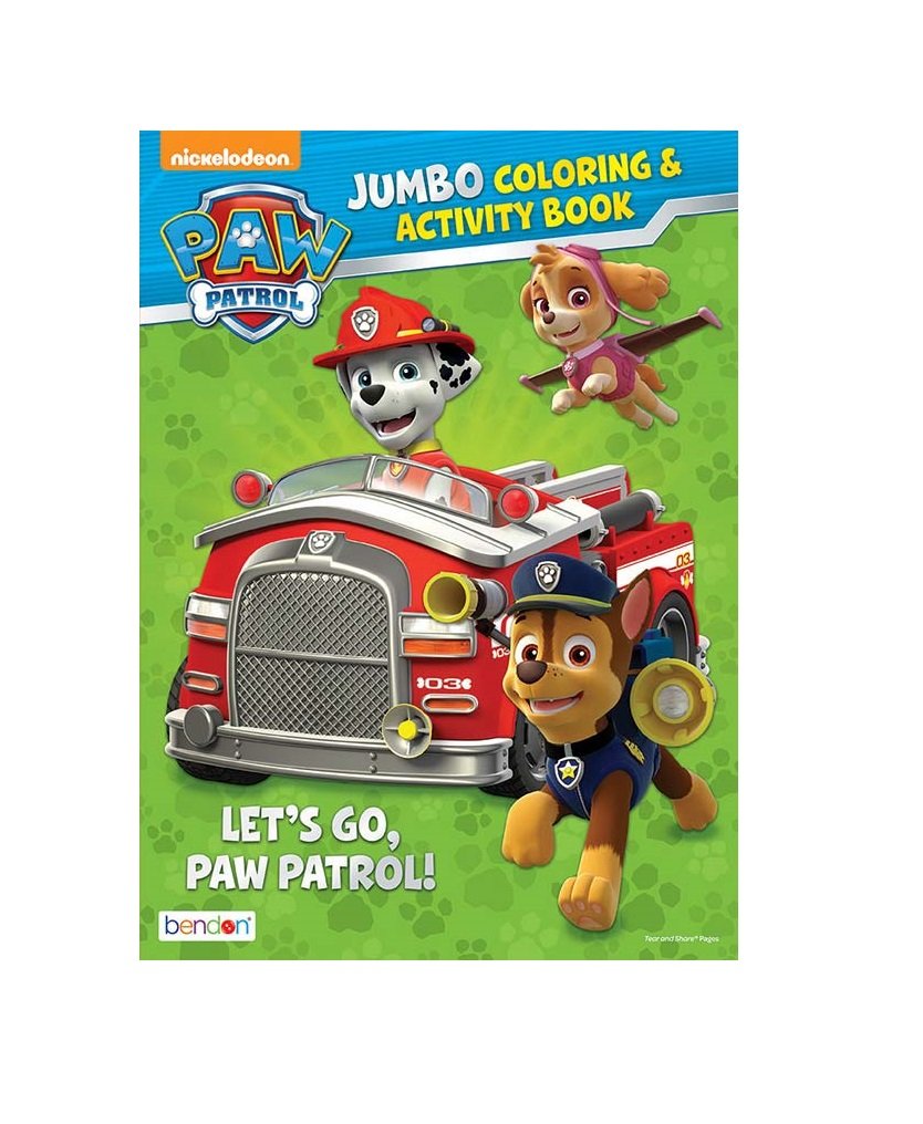 Buy Paw Patrol Jumbo Coloring and Activity Book - Let's Go, Paw Patrol ...