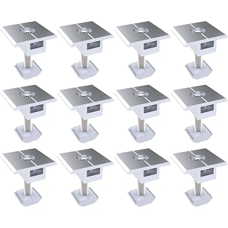 Amazon.com : Zhengmy 12 Pack Solar Panel Mid Clamps 1.06 Inch Solar ...
