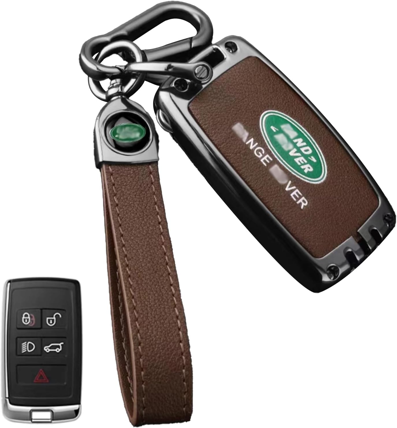 Amazon.com: MILD EAST for Land Rover Key Fob Cover with Keychain, Car ...