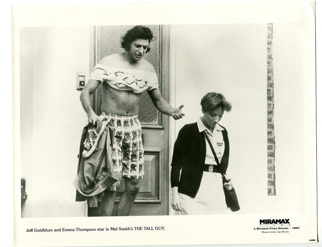 MOVIE PHOTO: Tall Guy-8x10-B&W-Promo-Still-Jeff Goldblum-Emma Thompson ...