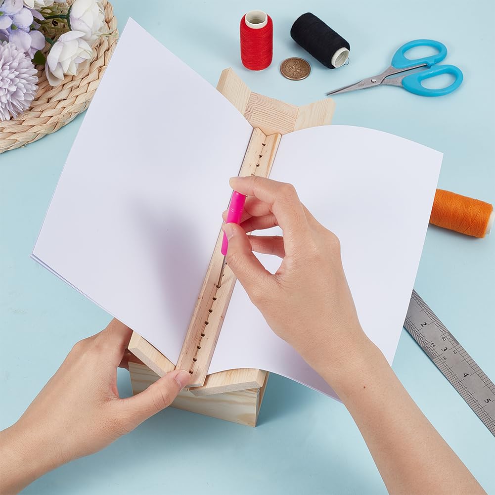 Snapklik.com : BENECREAT 3 Set Wood Bookbinding Punching Cradle, Book ...