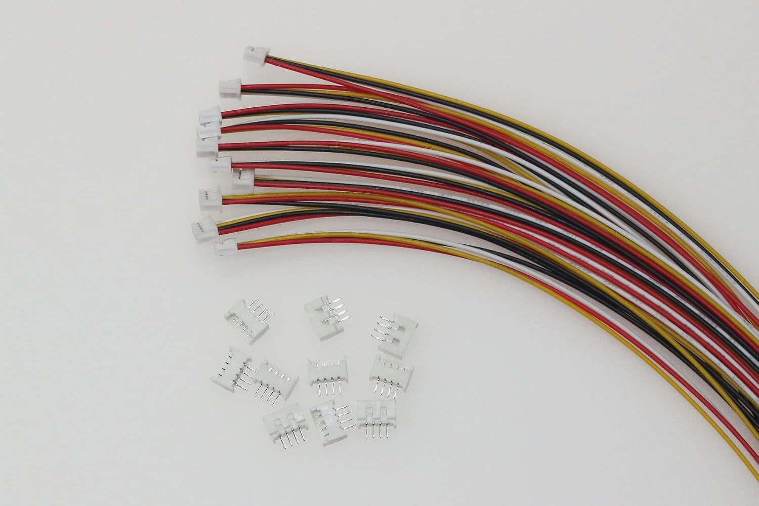 HSF 20 Sets Mini Micro JST MX 1.25mm 4 Pin Male Connector Plug with 28 ...