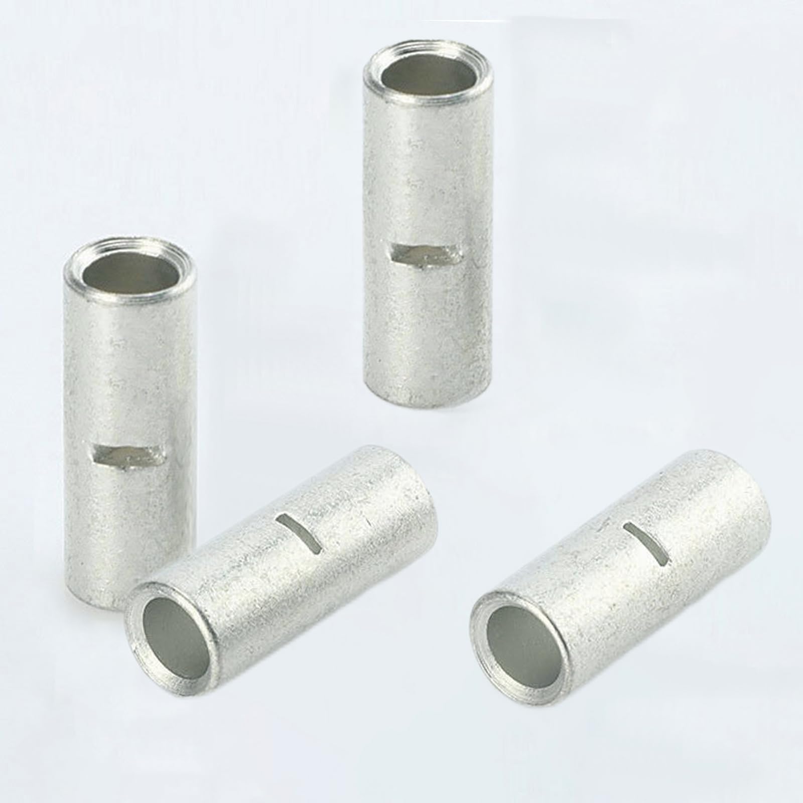 Snapklik.com : 100PCS 14-12 Gauge Non Insulated Butt Connectors 14-12 ...