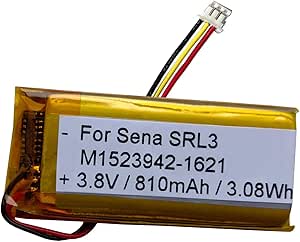 Amazon.com: XINLANTECH 3.8v 810mAh Replacement Battery for Sena SRL3 Motorcycle Bluetooth ...