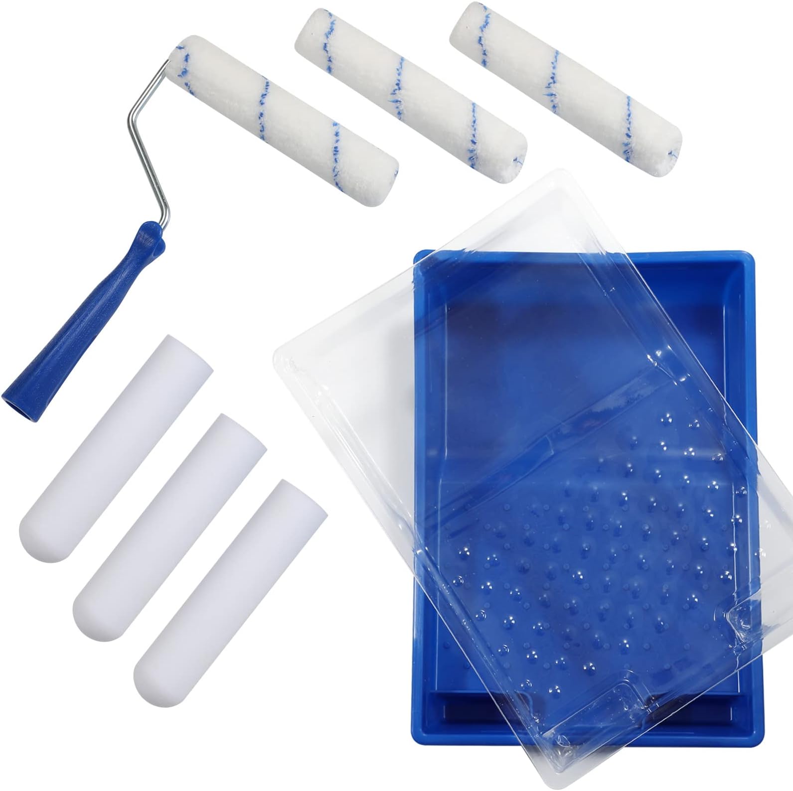 Amazon.com: Pro Grade - Paint Roller Tool Kit - 10 Piece Painting Set ...