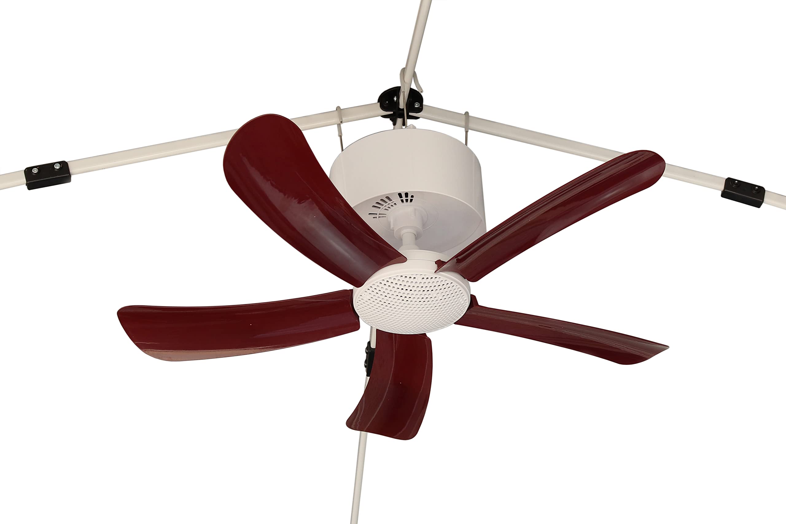 Amazon.com: Canopy Breeze Canopy Fan with Colored Fan Blades (Maroon ...