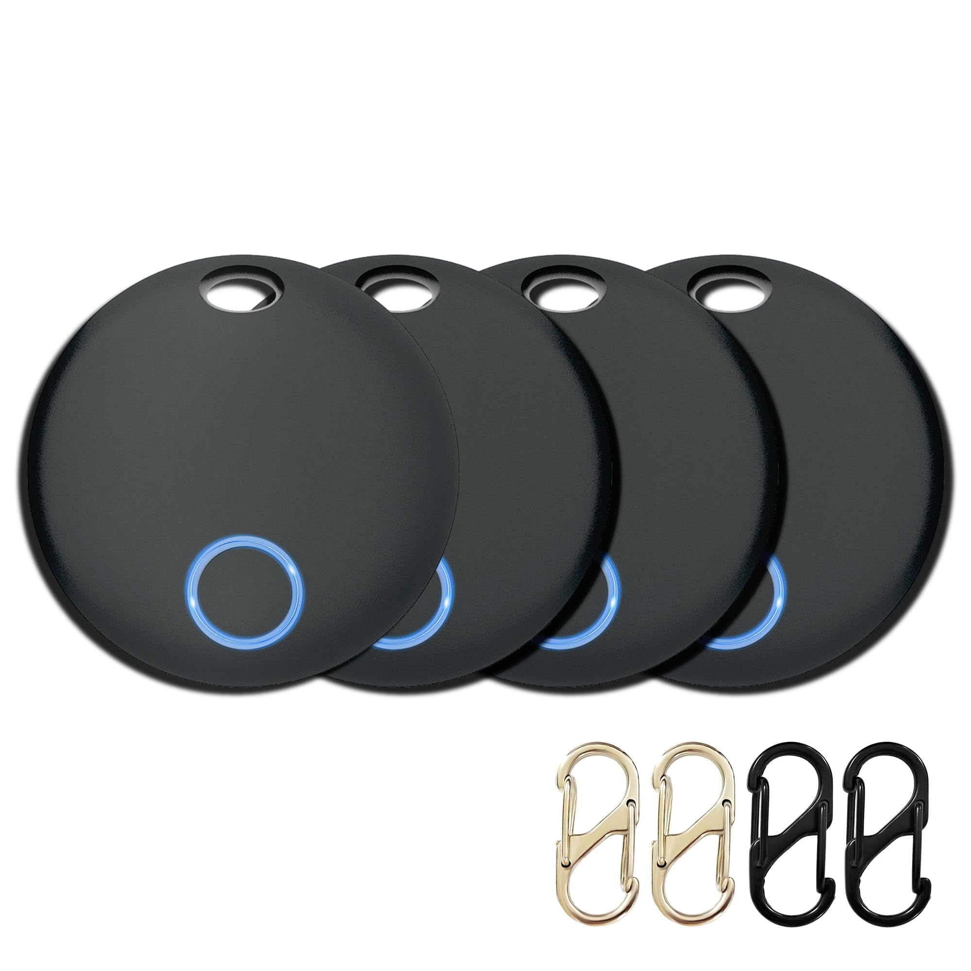 Amazon.com: Tracker Tags 4 Pack, Luggage Tracking Tags Compatible with ...