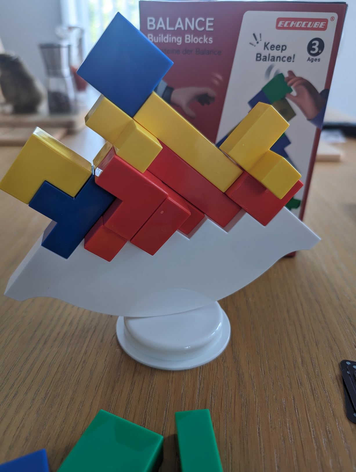 ECHOCUBE 20 PCS Tetra Tower Balance Game, Upgraded Balancing Stacking ...