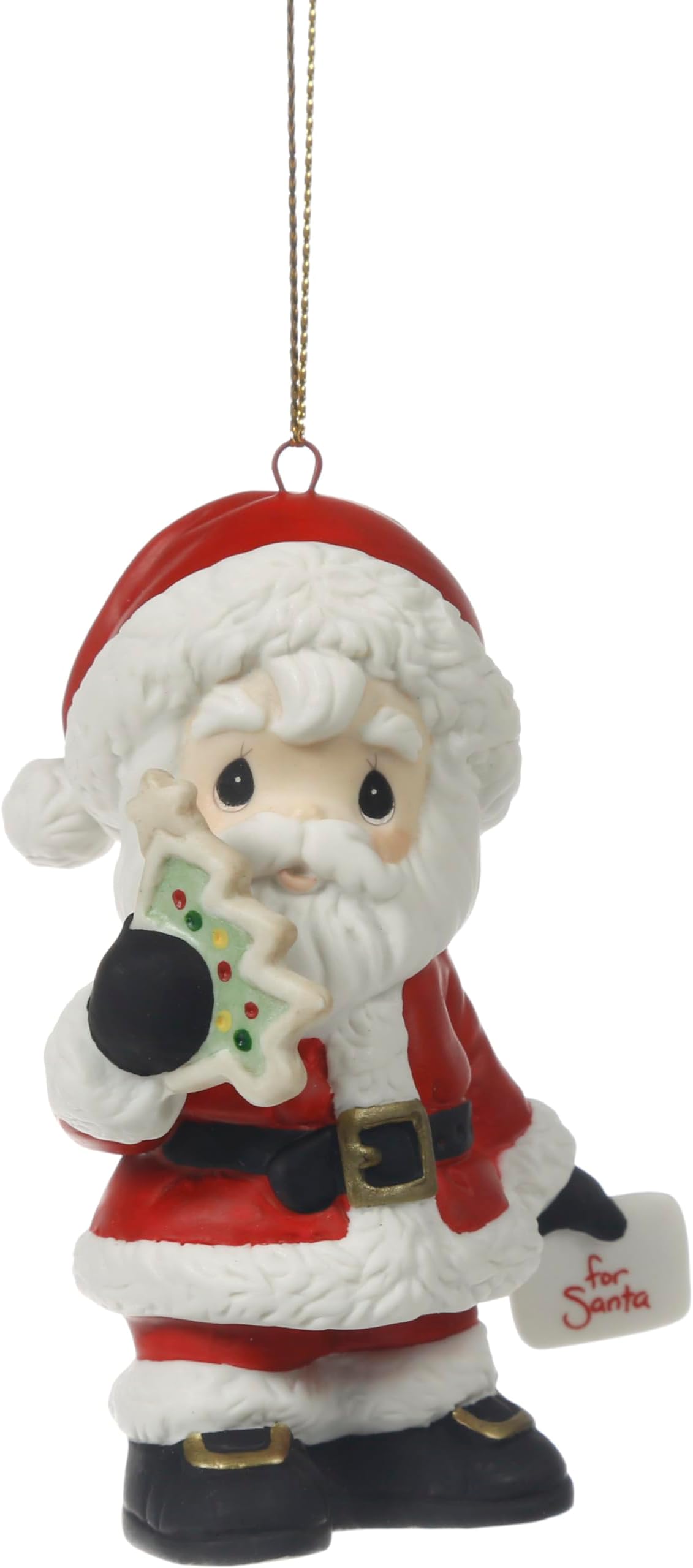 Amazon.com: Precious Moments Annual Santa Ornament | You Make Christmas ...