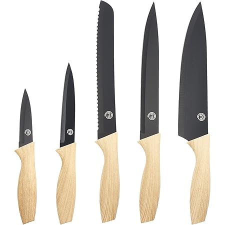 MasterChef Kuchenmesser Set, Messerset einschließlich Schälmesser ...