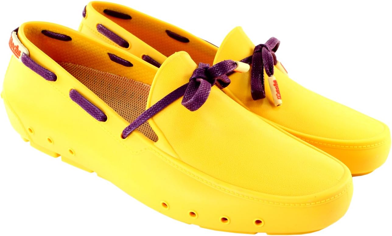Amazon.com | Mocks Womens Mocklite Driver Moccasin Pumps - Yellow -8 ...