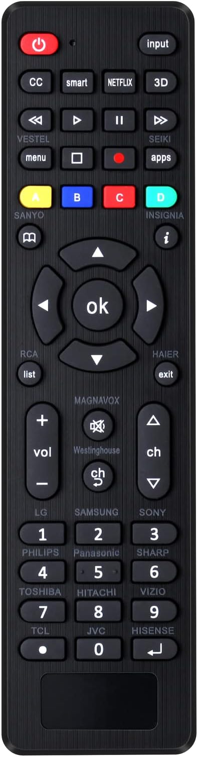 Amazon.com: Universal TV Remote for LG,Samsung, TCL, Philips, Vizio ...