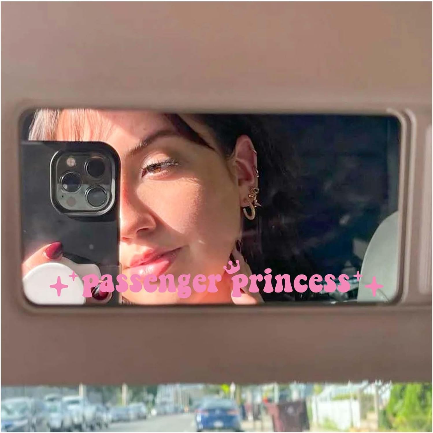 JINGIHE 4 PCS Passenger Princess Car Accessories, Car Stickers for ...