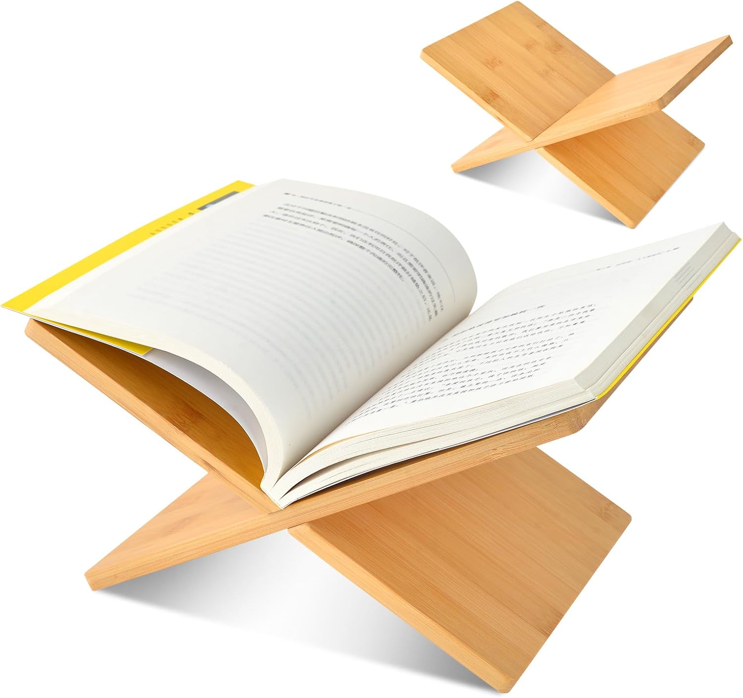 Amazon.com : Wood Bible Holder Stand Open Book Holder Display Stand ...