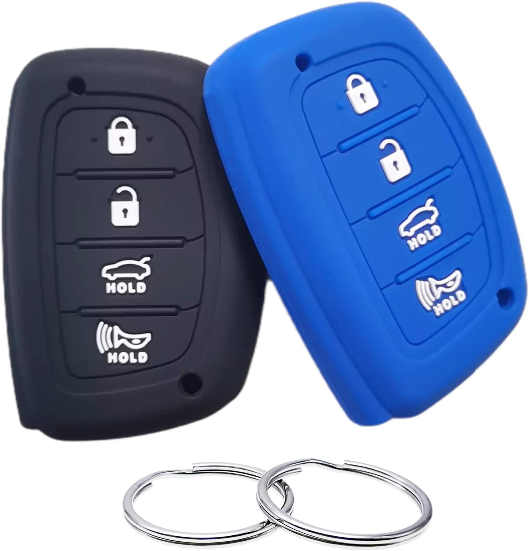 Amazon.com: REPROTECTING Silicone Rubber Key Fob Cover Compatible with ...
