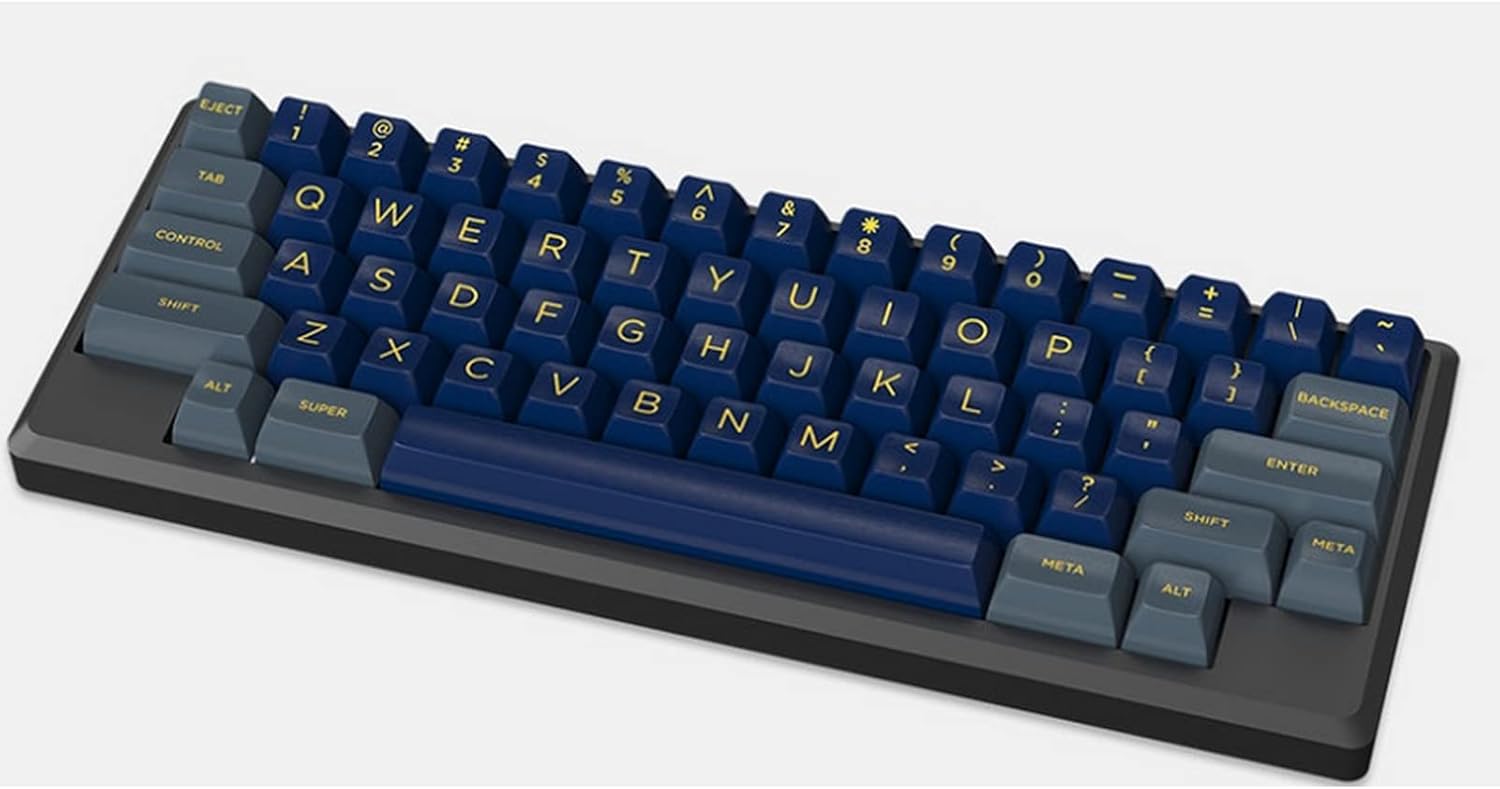 Keycaps, 172 Keys UK Keycaps SA Profile ABS Double Shot ANSI/ISO Layout ...