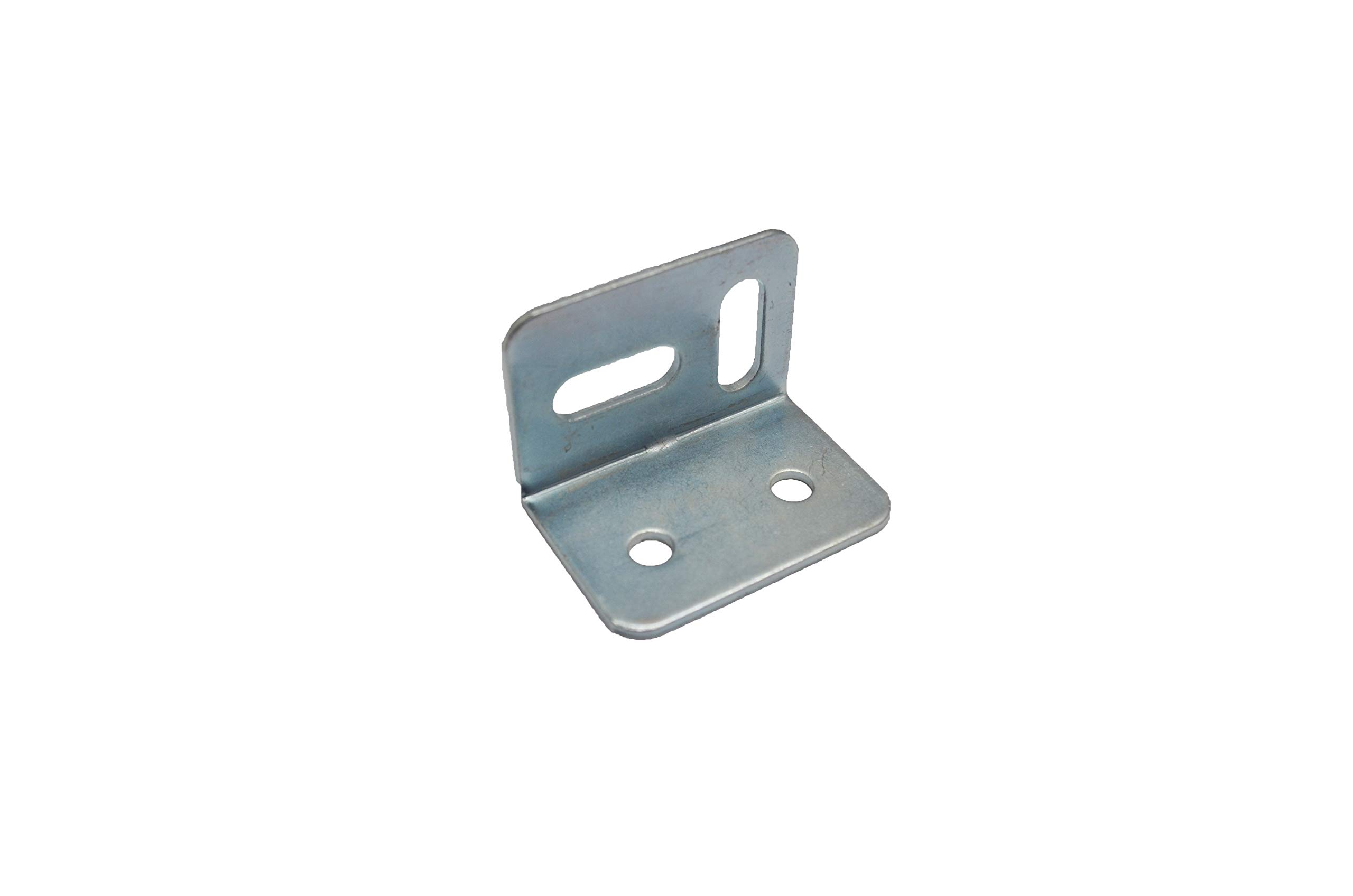 50 X Stretcher Plate Right Angle Bracket WORKTOP L Shape Corner Fixing ...