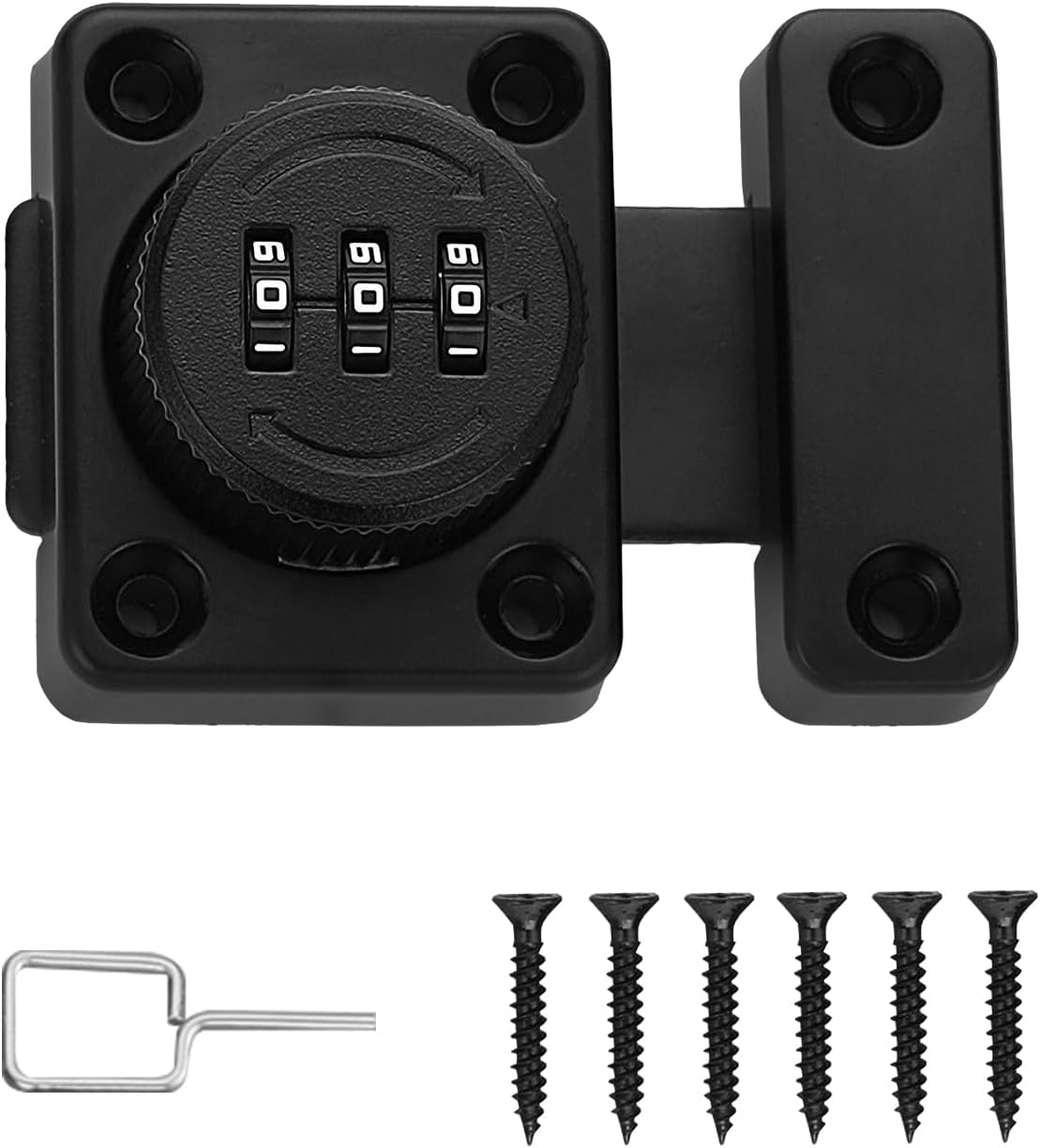 Household Mechanical Password Cabinet Lock: Zinc Aloy Keyless Cabinet ...