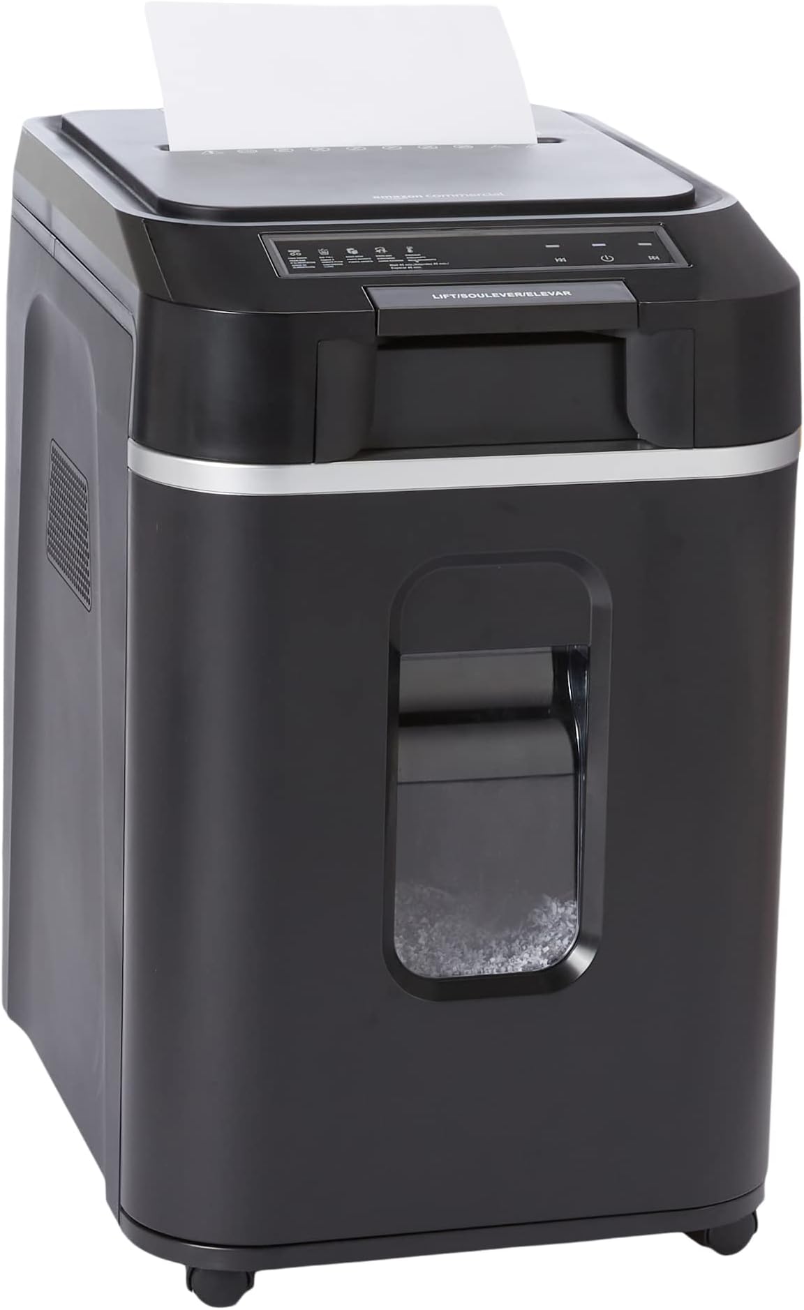 AmazonCommercial 200-Sheet Auto Feed Micro-Cut Paper Shredder with ...