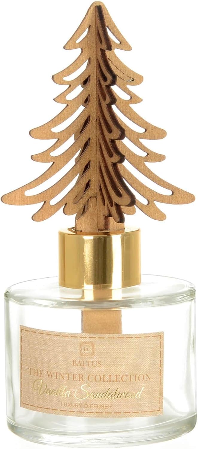 Baltus Natural Wood Christmas Tree Reed Diffuser Winter Scent 100ml ...