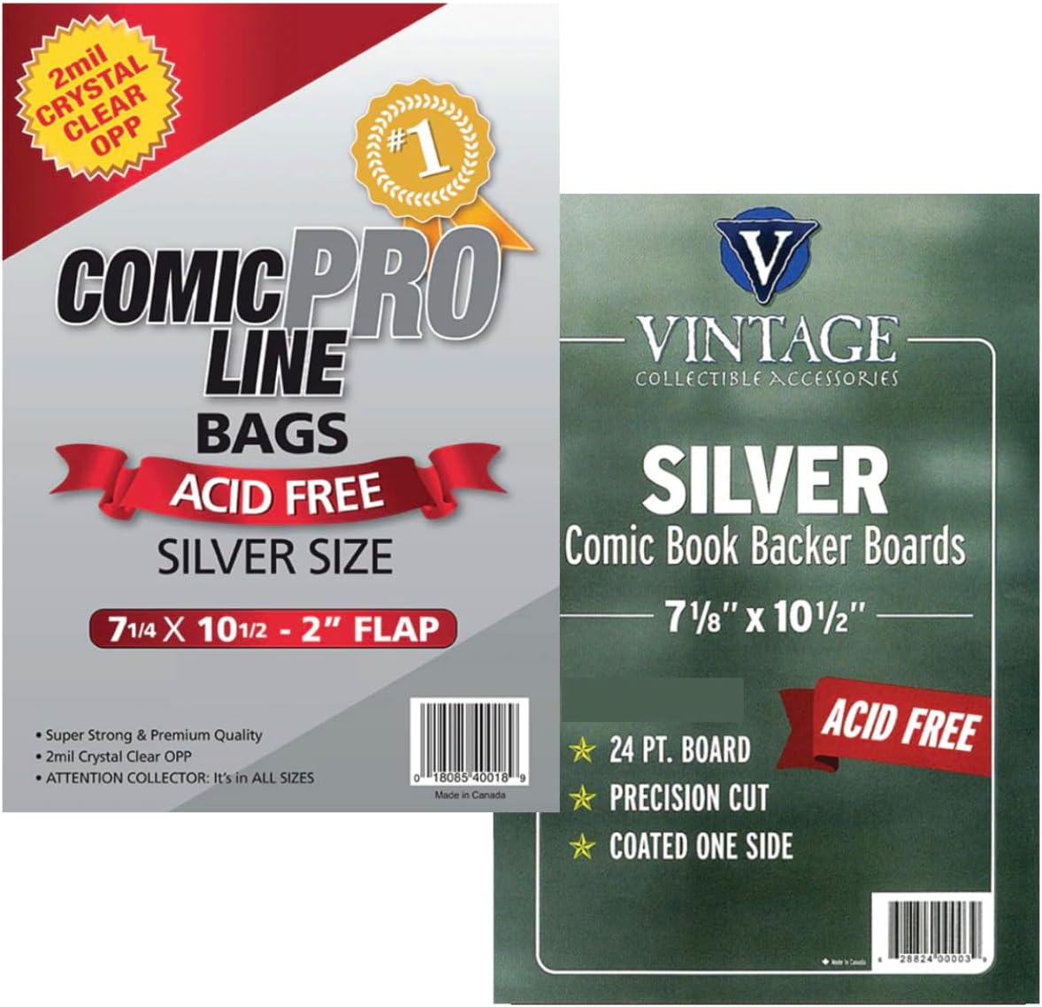 Amazon.com: Comic ProLine PRE-Made 35-Count Bags & Boards Combo with ...