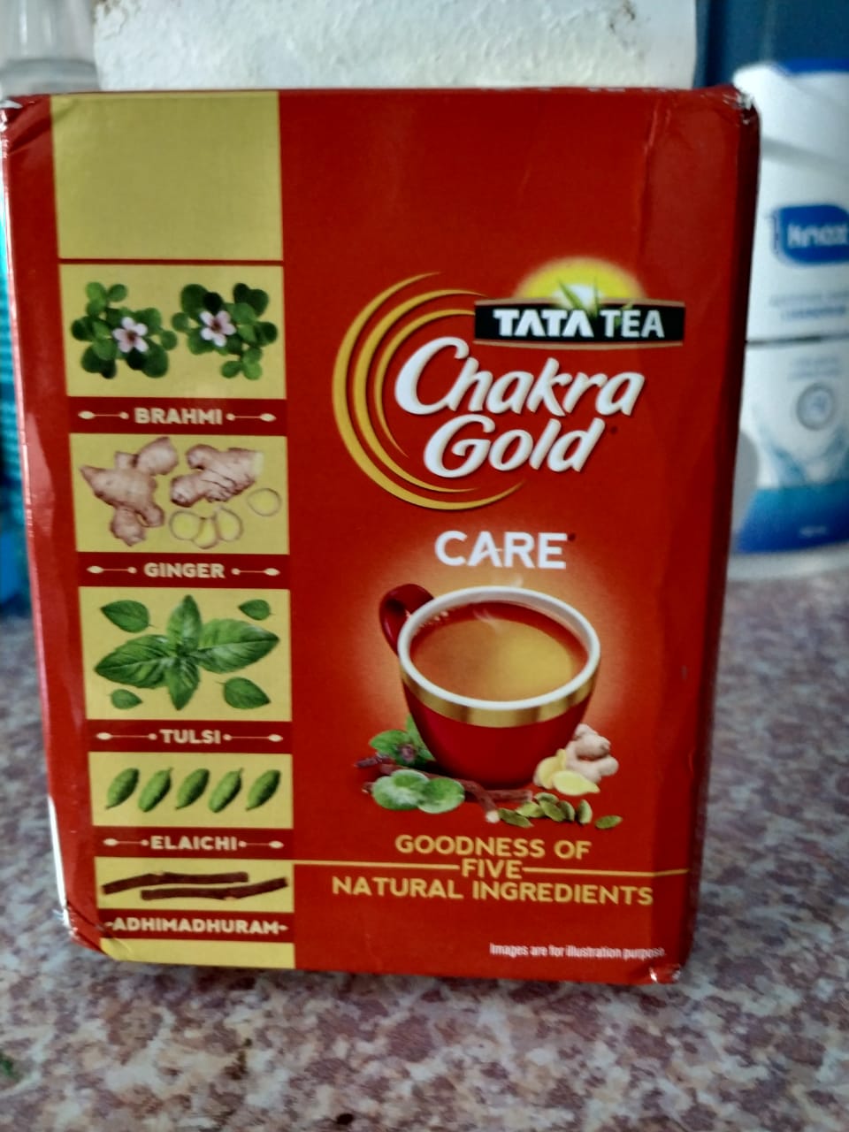 TATA Tea Chakra Gold care Dust Tea| Goodness Of Five Natural ...