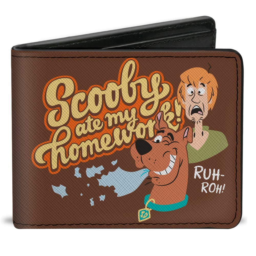 Amazon.com: Scooby Doo Wallet, Bifold, Scooby Doo and Shaggy Scooby Ate ...