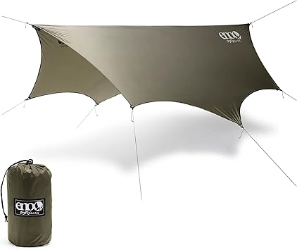 Amazon.com : ENO, Eagles Nest Outfitters DryFly Rain Tarp, Ultralight ...