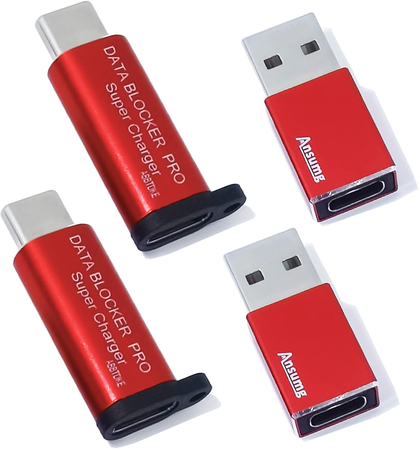 Amazon.com: Data Blocker, USB A to C & USB C to C Data Blocker (4-Pack ...