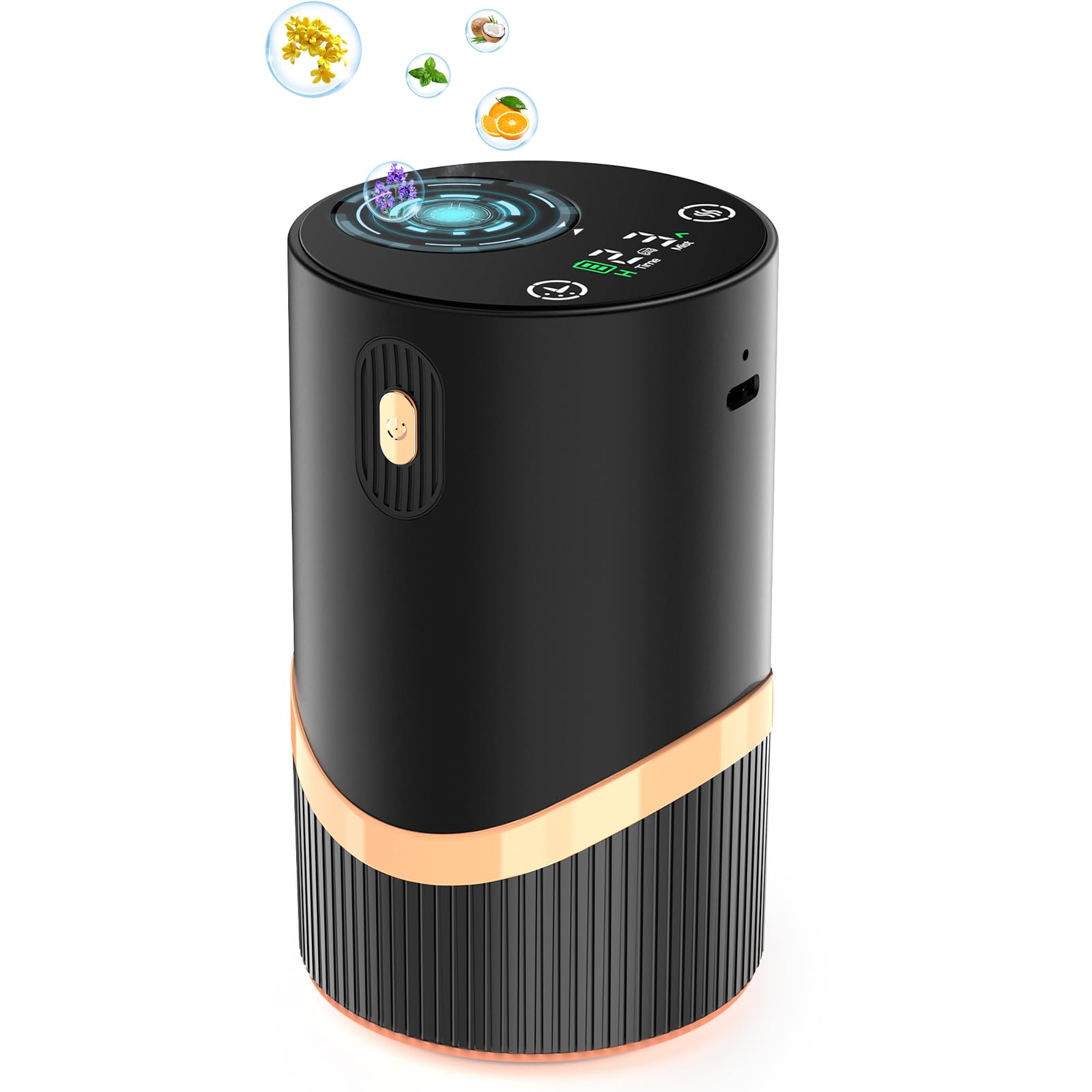 Waterless Essential Oil Diffuser Rechargable: Portable Aromatherapy ...