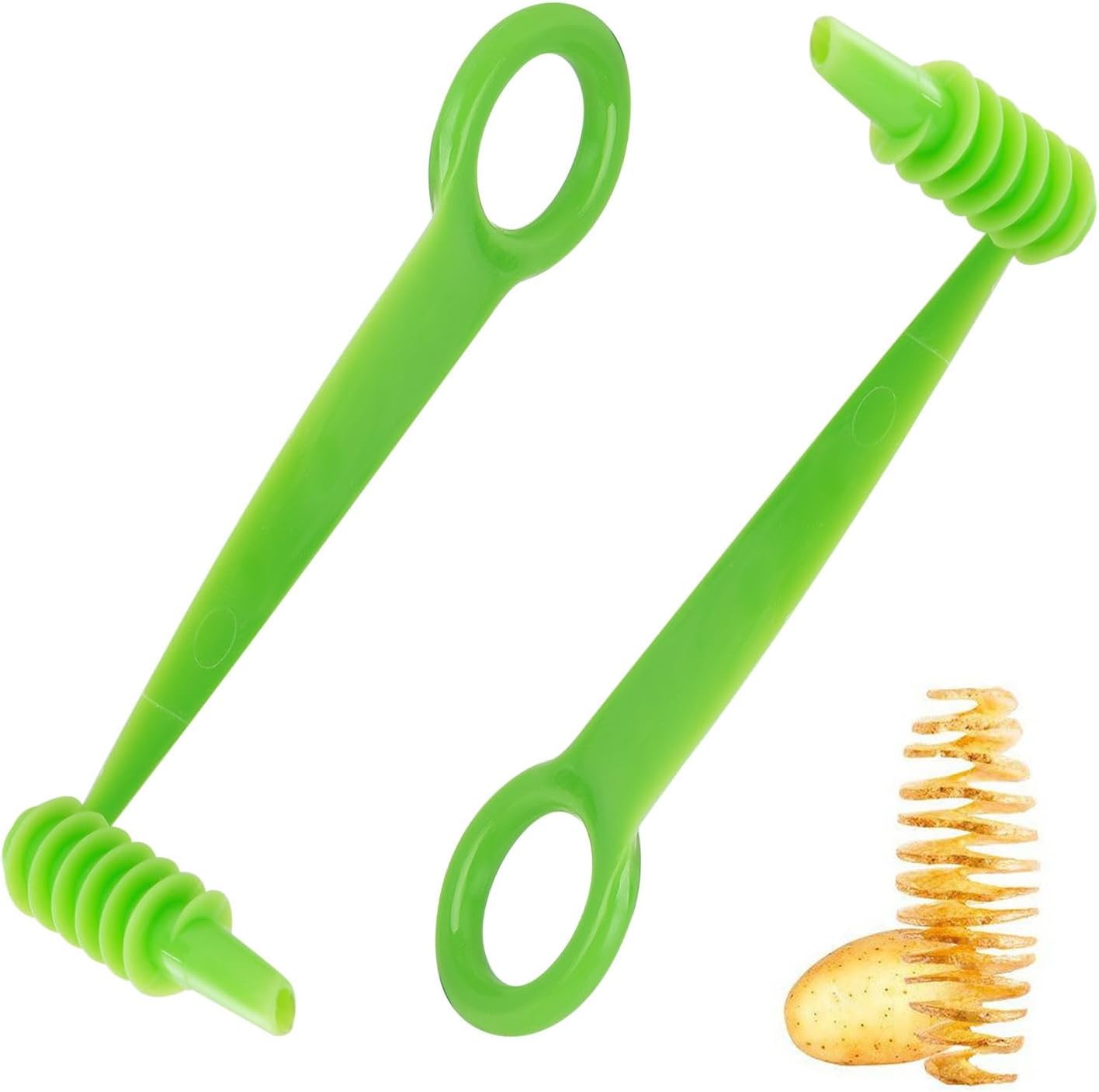 2pcs Spiral Screw Slicer, Vegetable Fruit Spiral Cutter, Manual Carrot ...