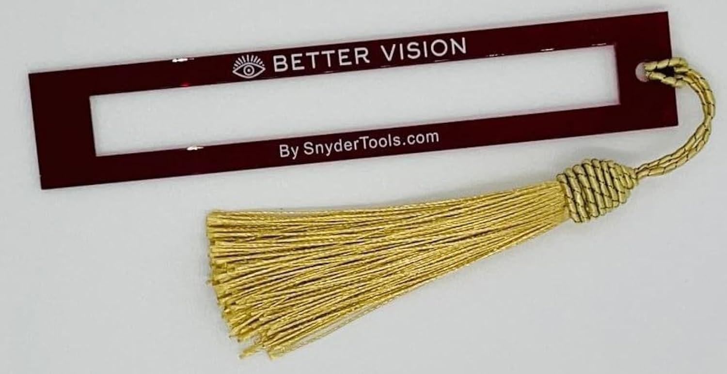Amazon.com: SnyderTools - Better Vision Bookmark Reading Guide ...