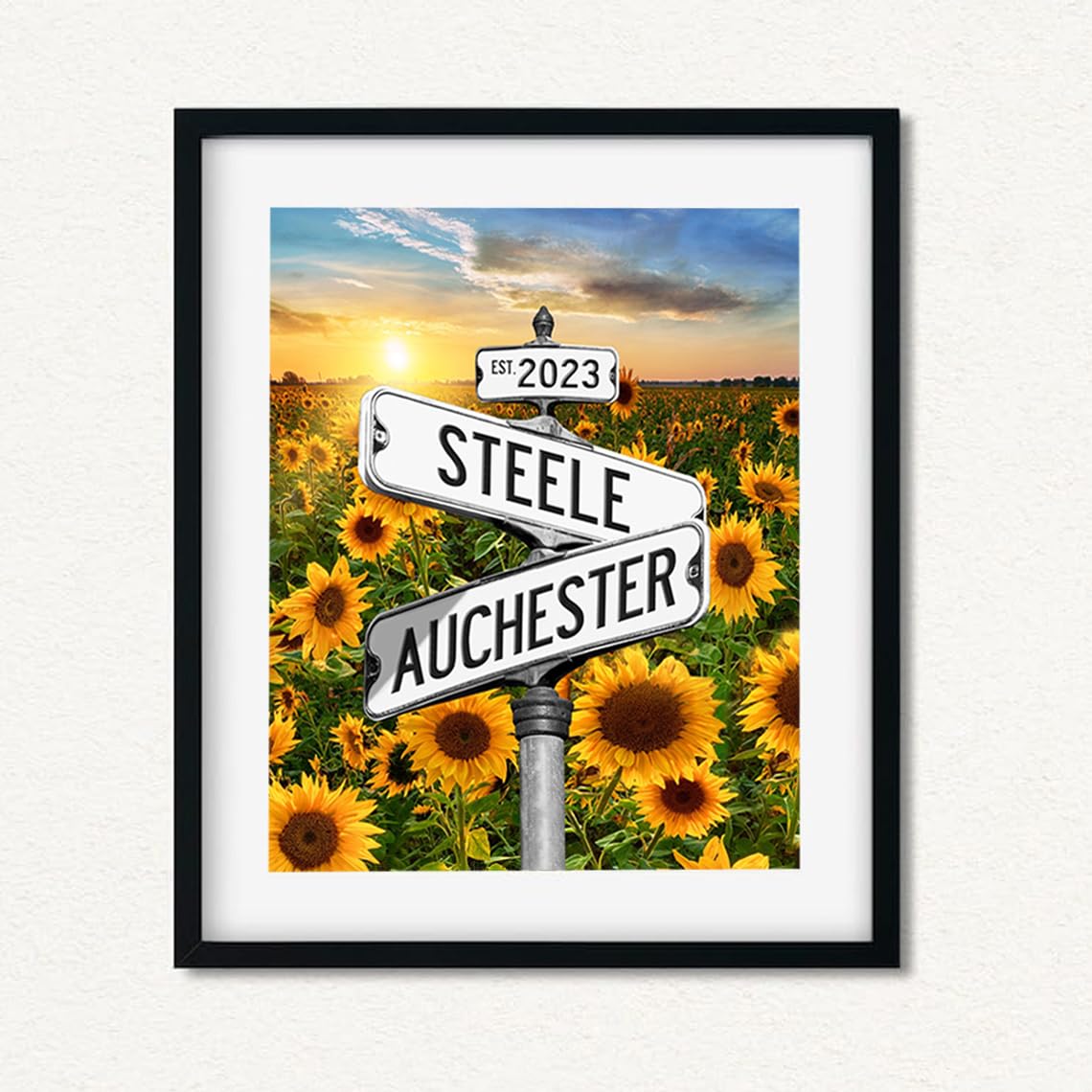 Amazon.com: VIRAGIL Personalized Name Vintage Street Sign Canvas Poster ...