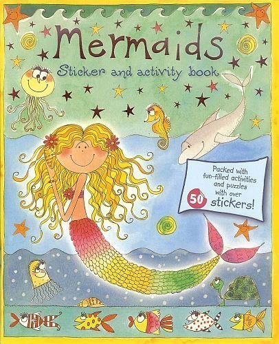 Amazon.com: MERMAIDS Sticker & Fun-Filled Activity Book! Dot to Dots ...